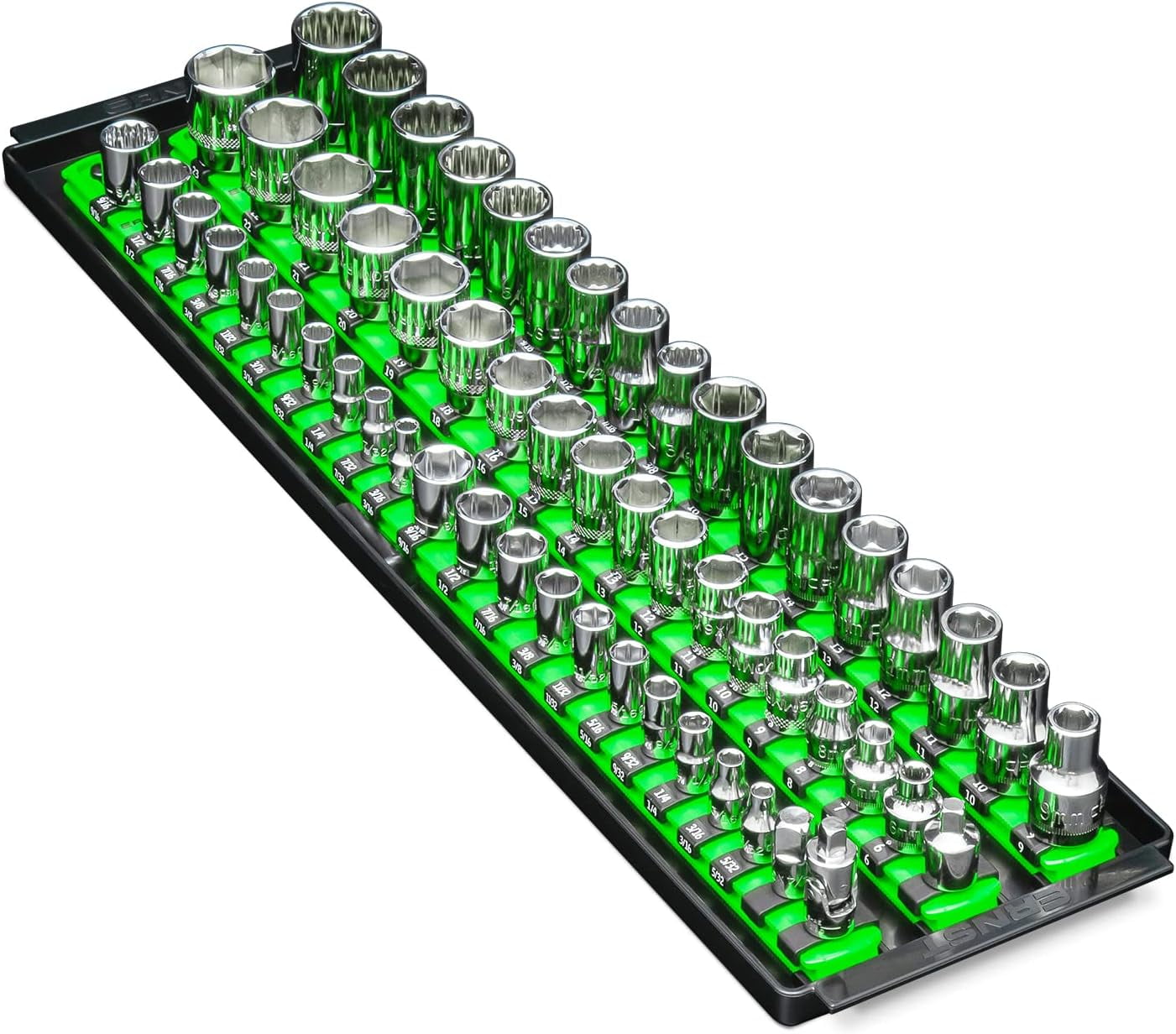 18-Inch Socket Boss - Premium 3-Rail Multi-Drive (1/4", 3/8", 1/2 ...