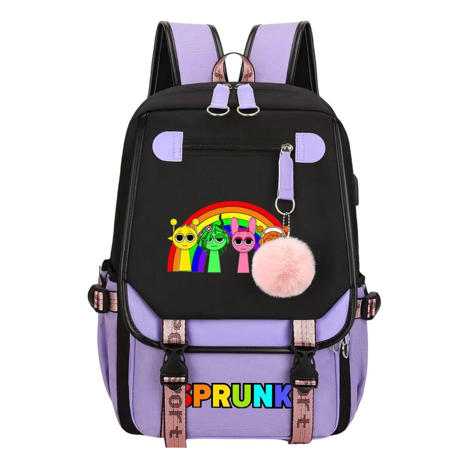 18 Inch Sprunki Backpacks, Sprunky BackPacks Games Travel Lightweight ...