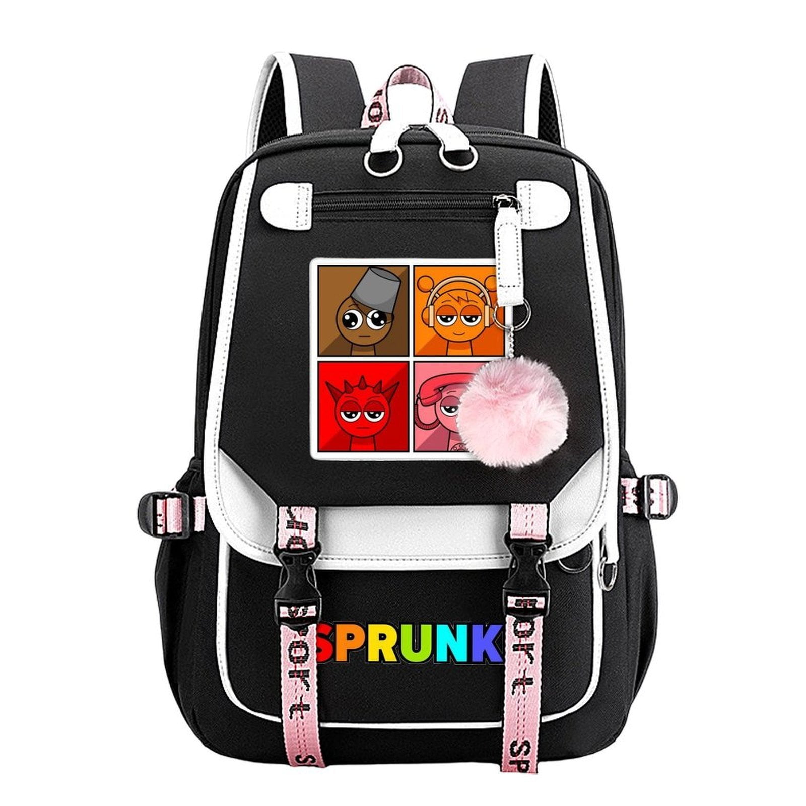 18 Inch Sprunki Backpacks, Sprunky BackPacks Games Travel Lightweight ...