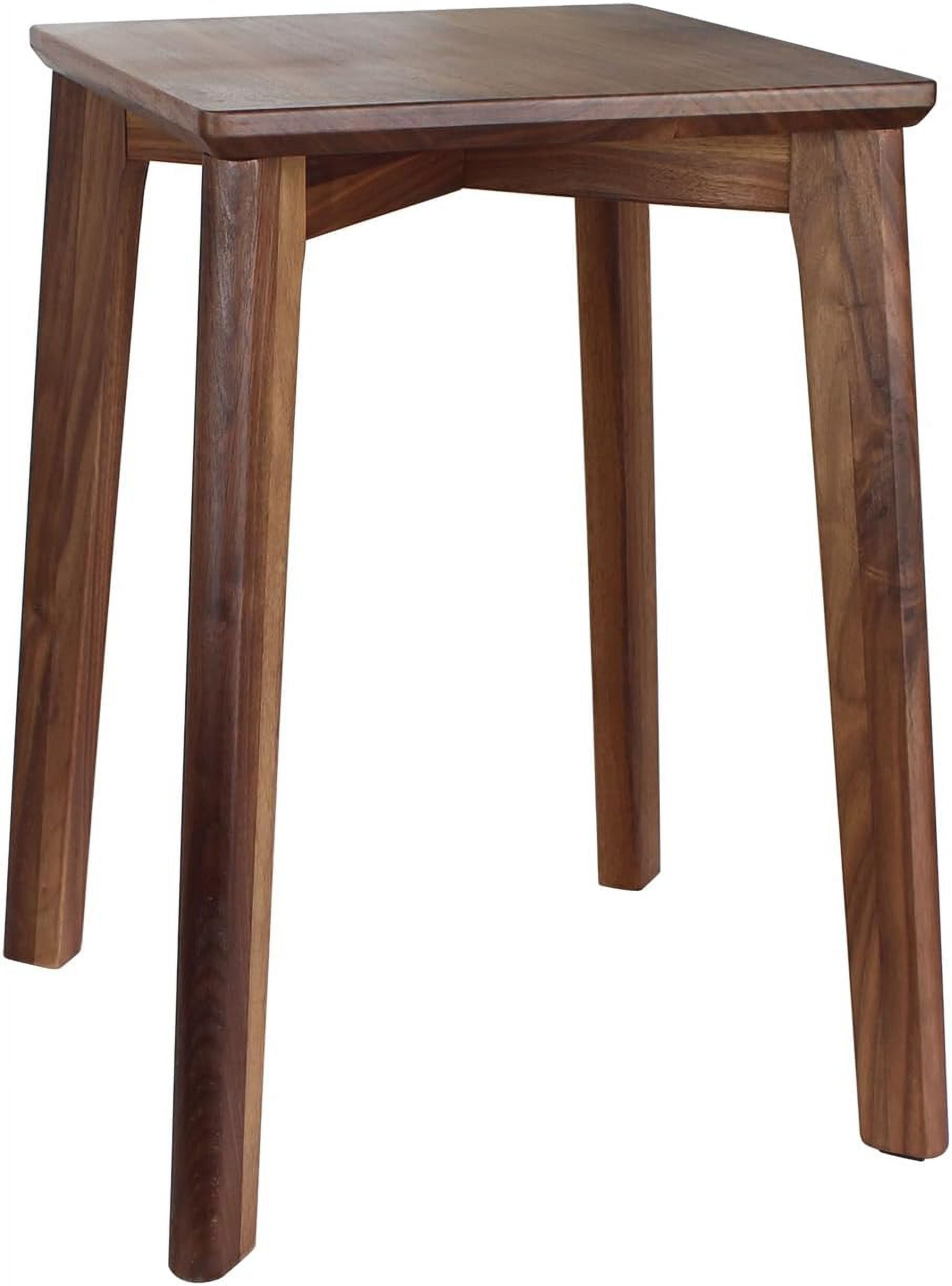 18-Inch Stackable Wooden Stool from Walnut Solid Wood, Stacking ...
