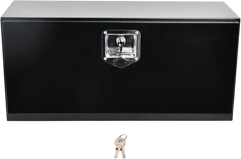 18'' Inch Steel Underbody Truck Tool Box & T-Handle Latch Heavy Duty ...