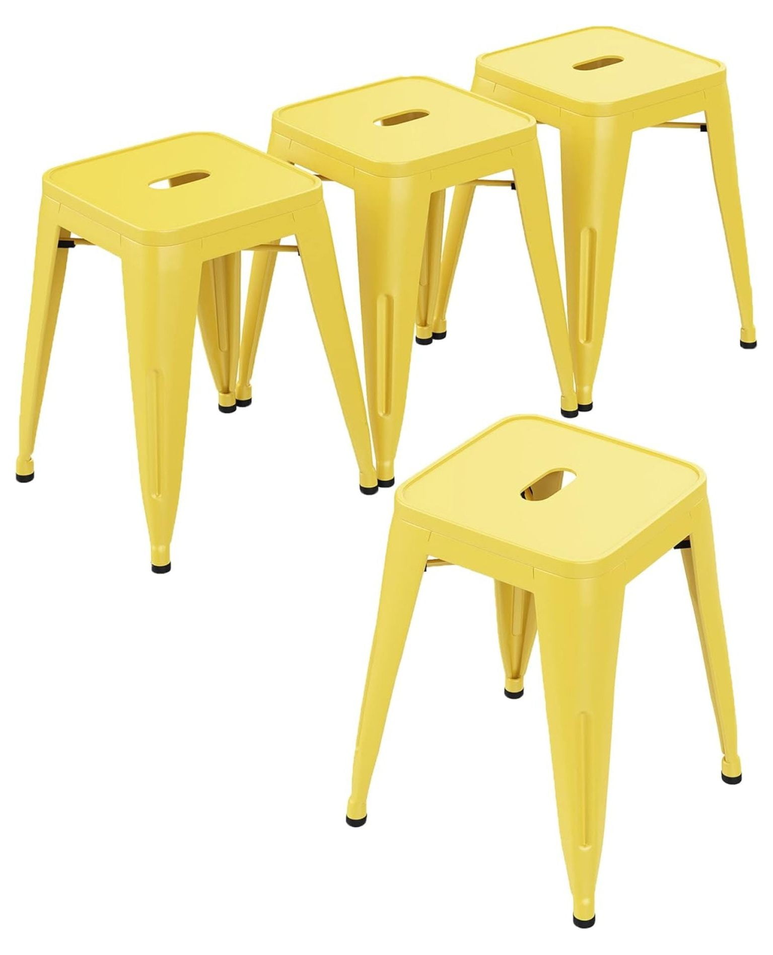 18 Inch Stools Backless Metal Stool Stackable Short Stools School ...