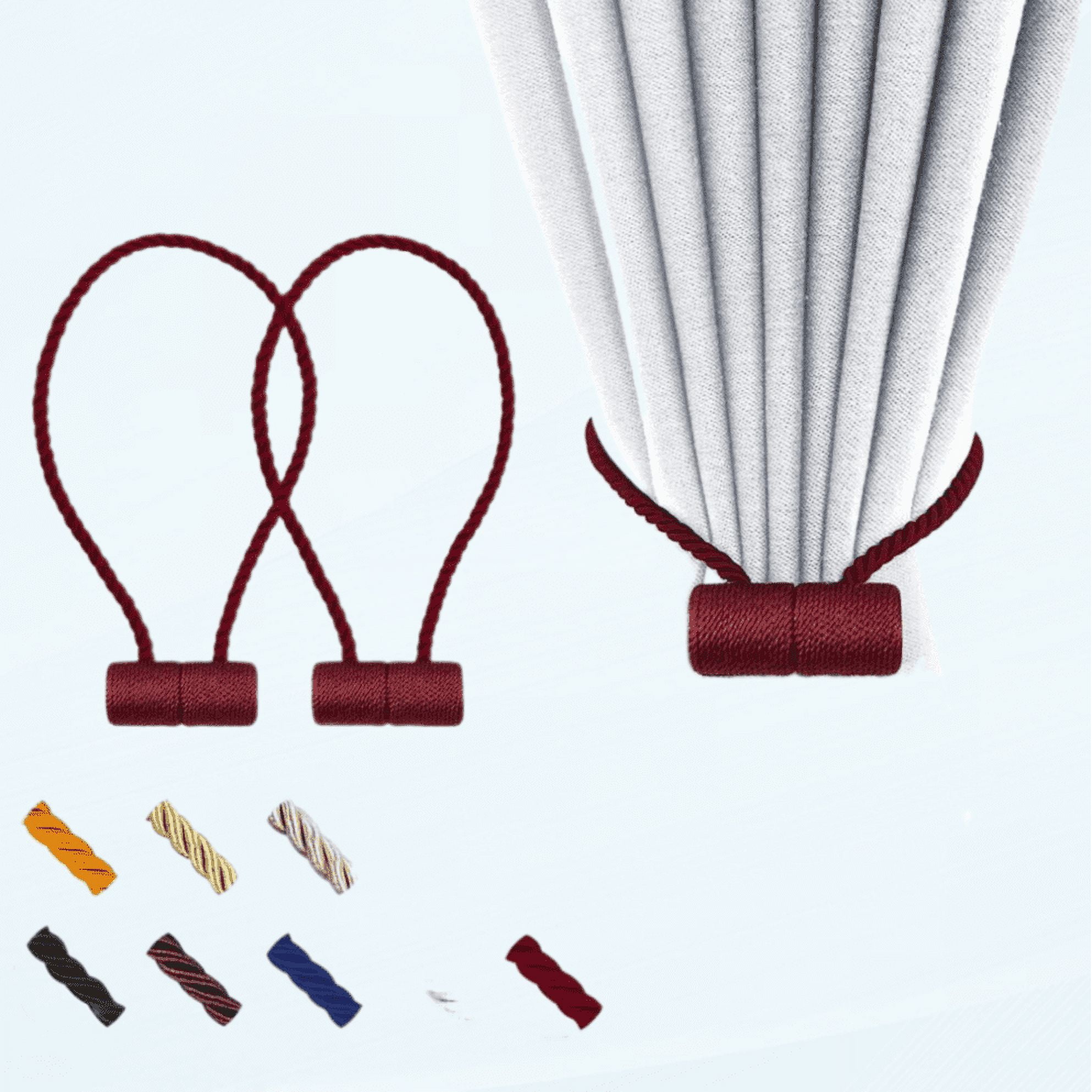 18 Inch Strong Magnetic Curtain Tiebacks, Curtain Holdbacks Modern ...