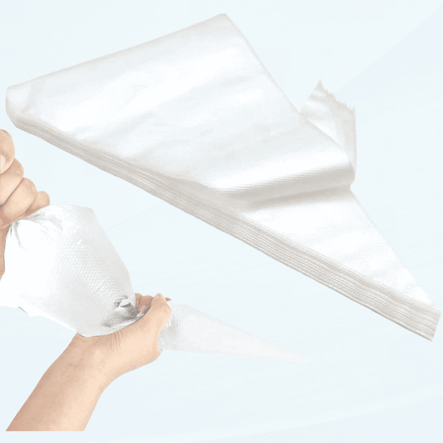 18 Inch Tipless Piping Bags Disposable, Pack of 100 - Extra Thick ...