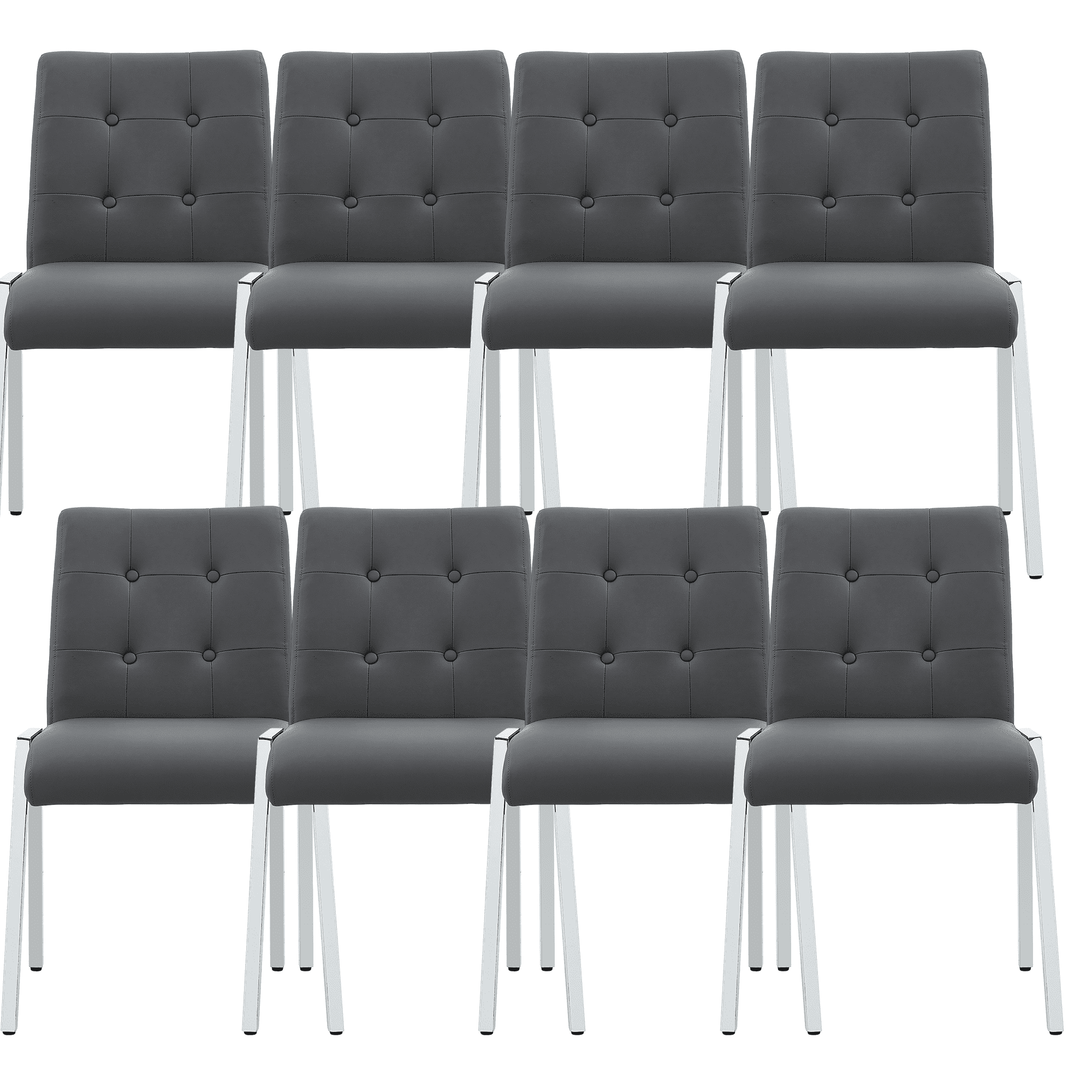 18 Inch Tufted Upholstered Dining Chair with High-Density Foam Chair ...