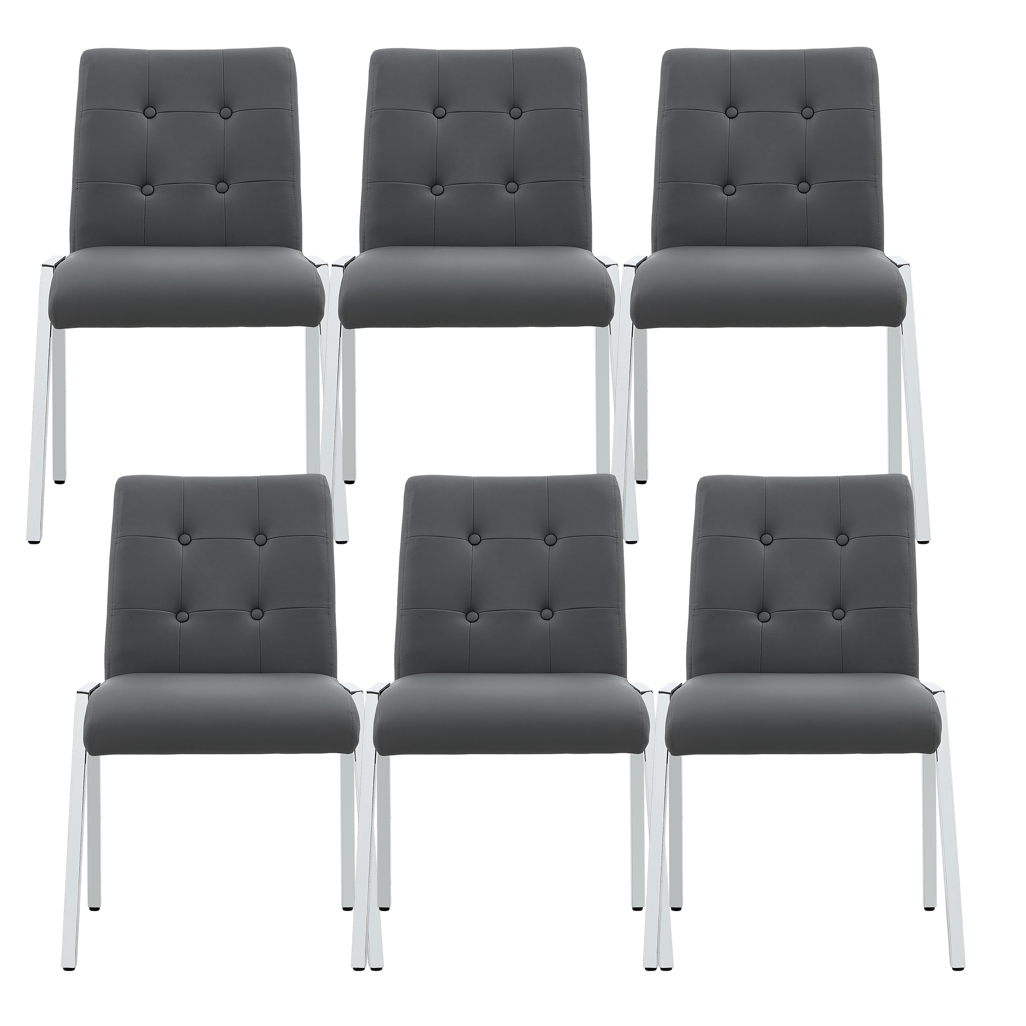 18 Inch Tufted Upholstered Dining Chair with High-Density Foam Chair ...