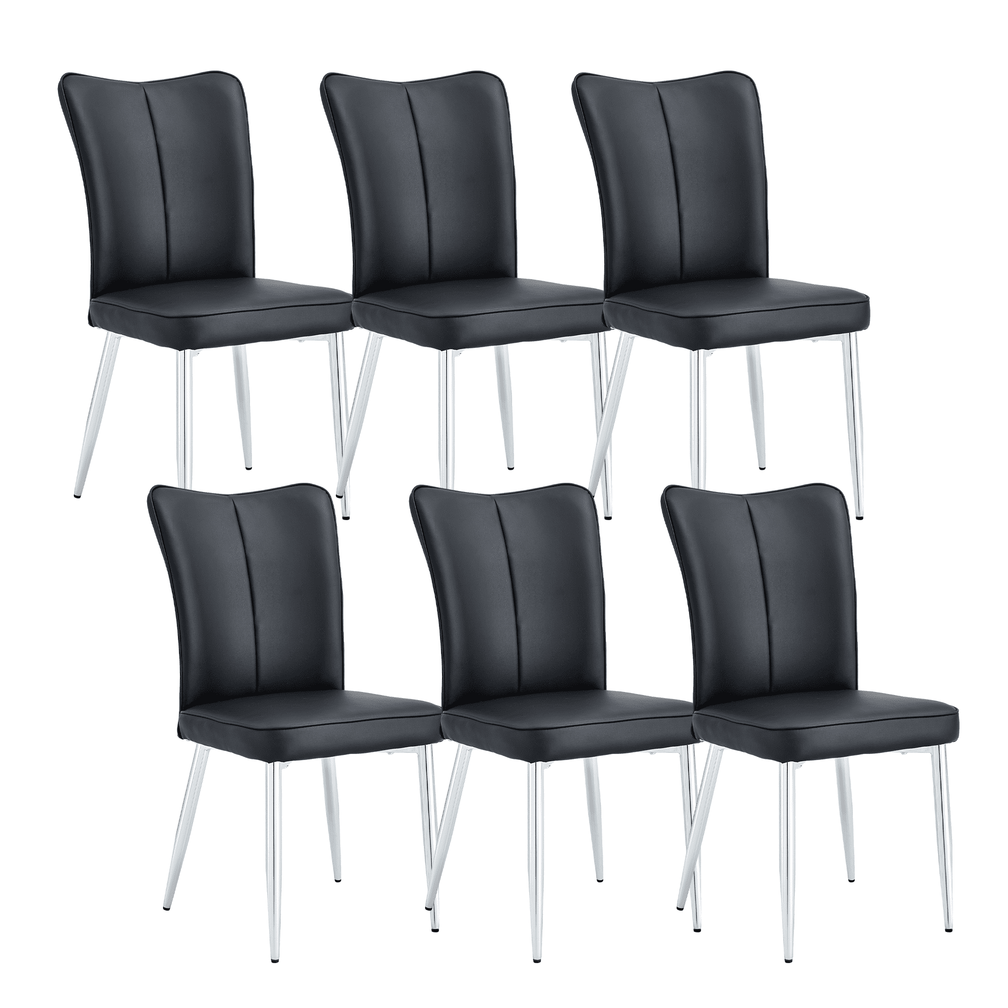 18 Inch Tufted Upholstered Dining Chair with High-Density Foam Chair ...