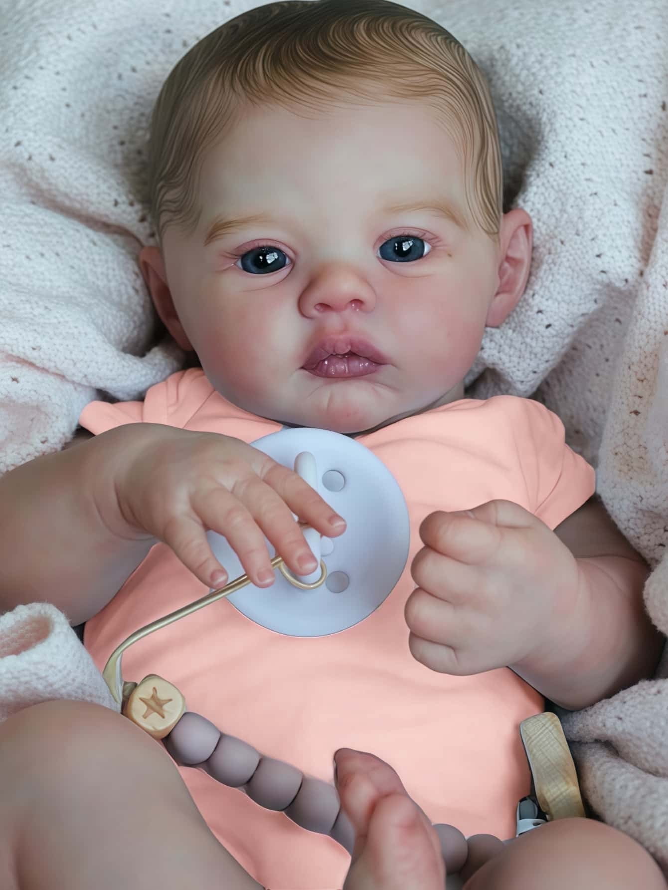 Adorable 18-Inch Reborn Baby Doll - Realistic Details, Handmade Look ...