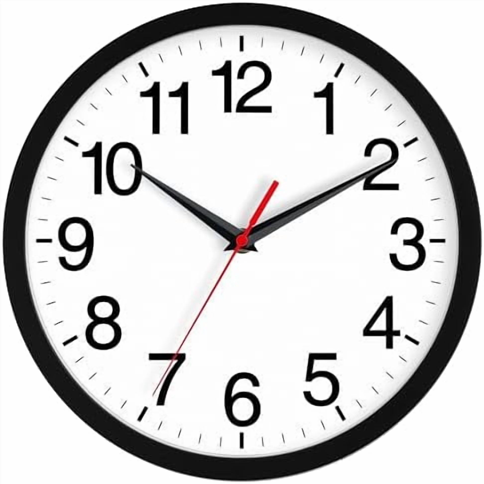 18 Inch Wall Clock, Modern Battery Operated Wall Clocks, Silent Non ...