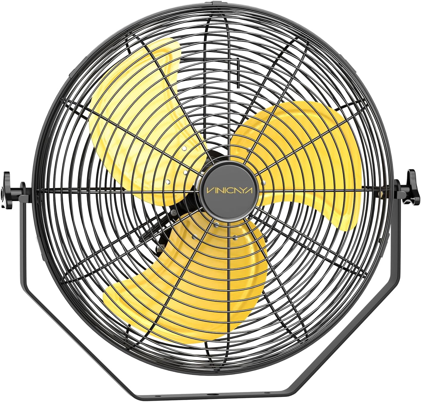 18 Inch Wall Fan, 4800 CFM Metal Wall Mount Fans with Poweful Motor, 3 ...