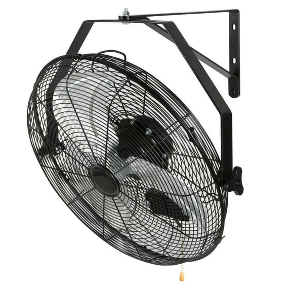 18 Inch Wall Mount Fan - High Velocity 4150 CFM Industrial Waterproof ...