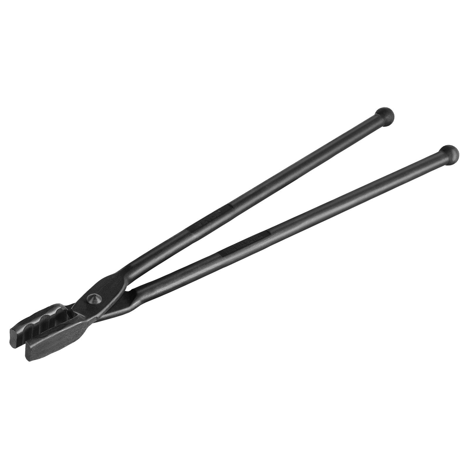 18-Inch Wolf Jaw Blacksmith Tongs, Carbon Steel Forge Tongs with A3 ...