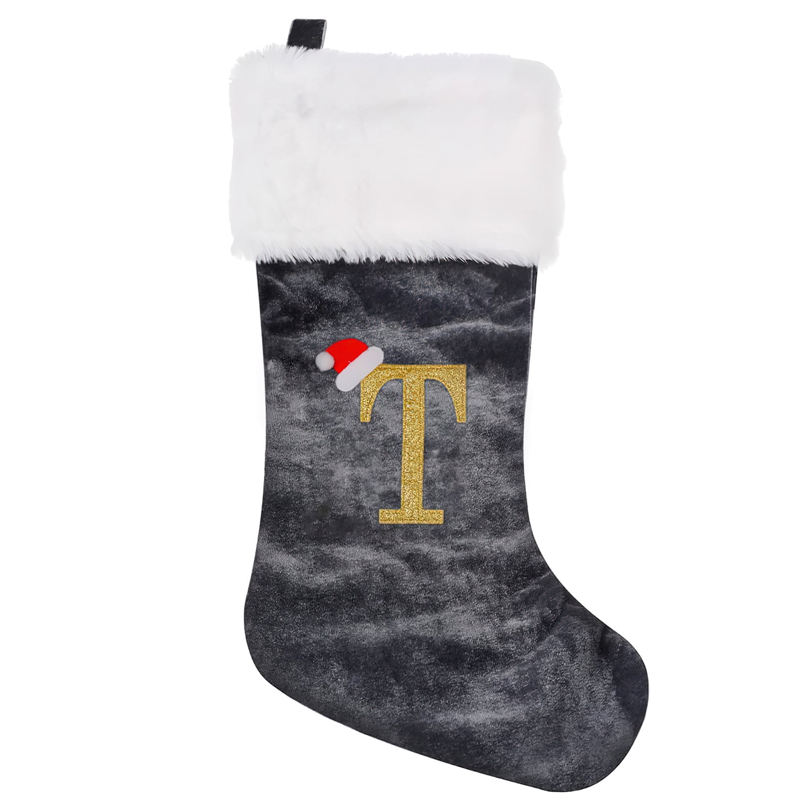 18 Inches Personalized Letter Christmas Stockings Monogram Christmas ...