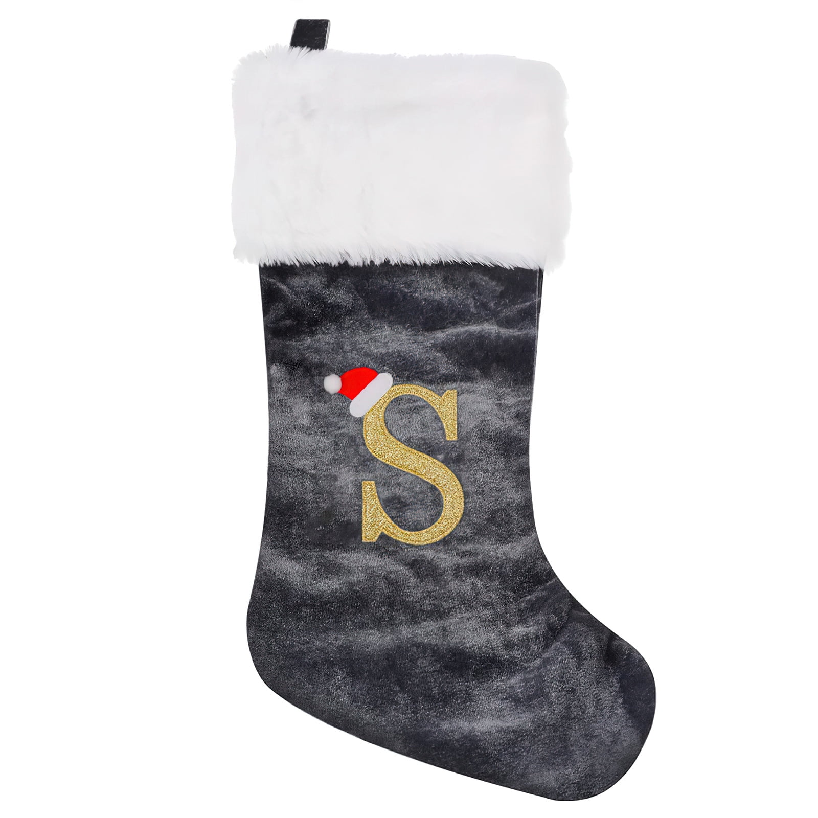 18 Inches Personalized Letter Christmas Stockings Monogram Christmas ...