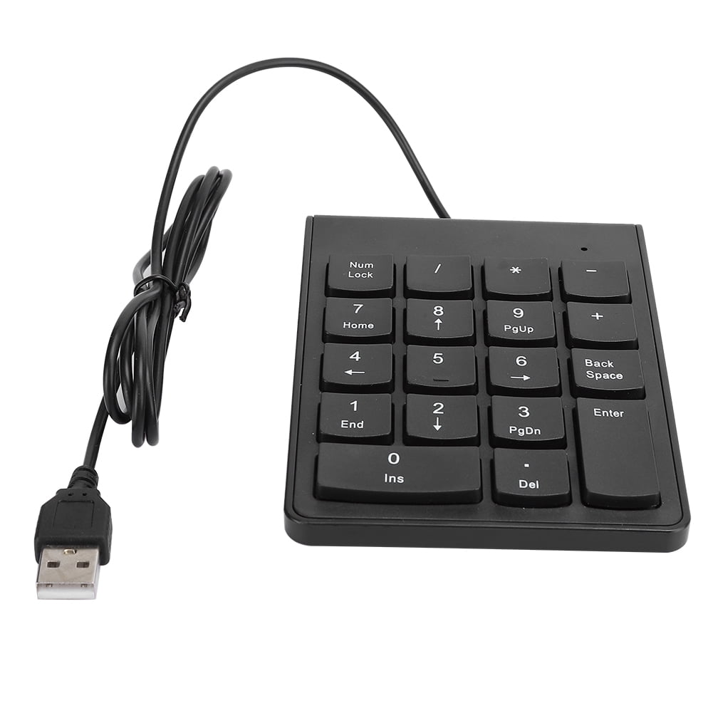 18 Key USB Keyboard Wired Digital Mini Financial Accounting Numeric ...