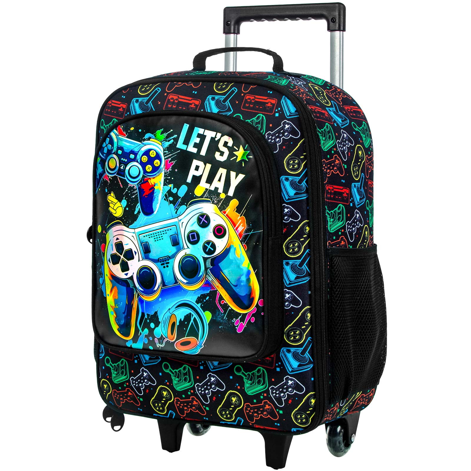 18" Kids Suitcase for Boys, Soccer Toddler Carry on Luggage Set, Cool ...