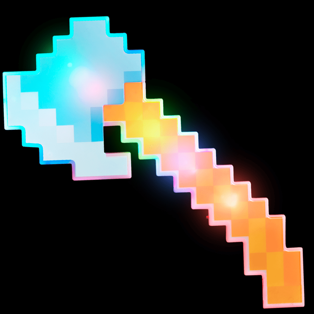 18" LED Light-Up Pixel Axe - Walmart.com