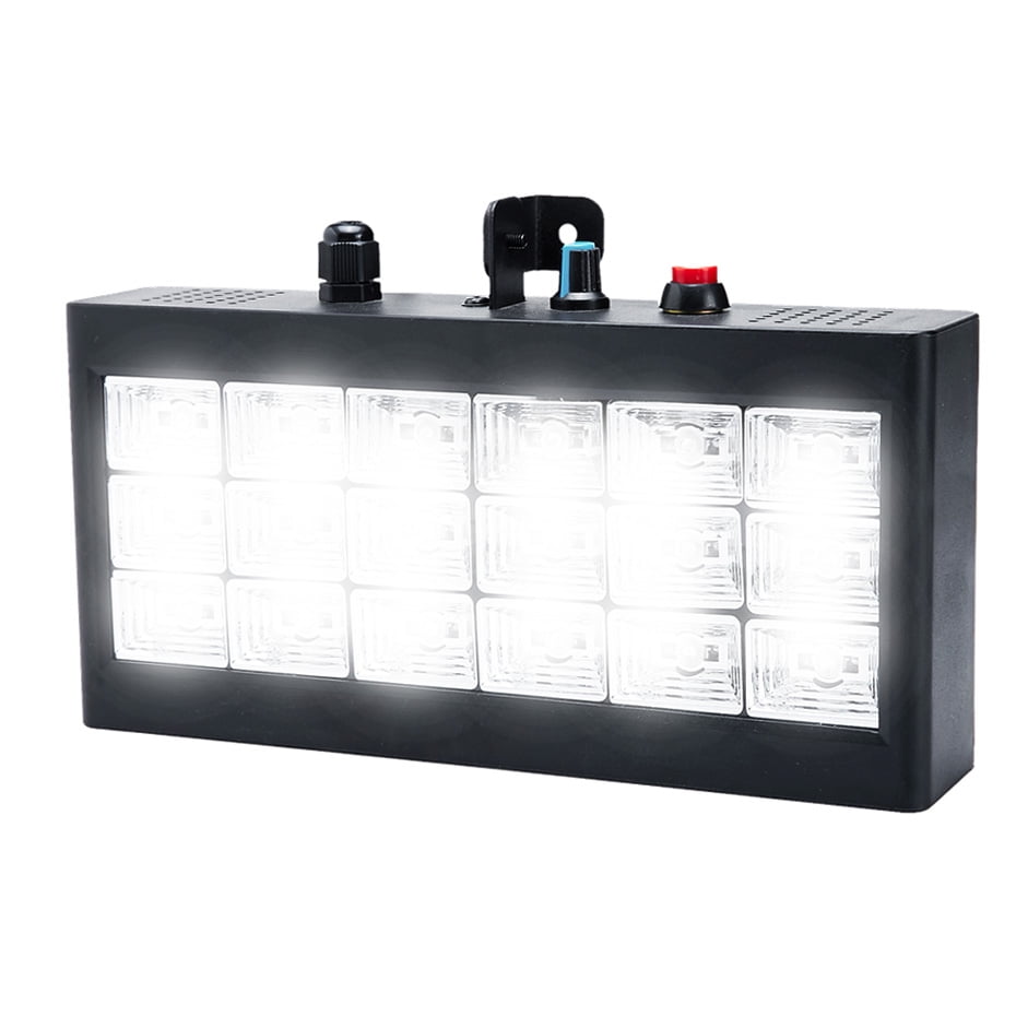 18 LED Strobe RGB Flash Stage Lighting Effect Sound Activated For Club ...