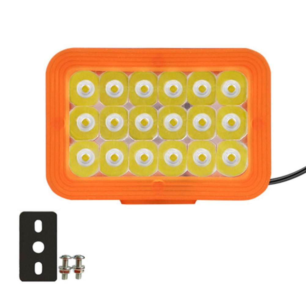 18 Leds 12-80V Electric Bicycle Headlight Bike Electric Vehicle Headlight - Walmart.com