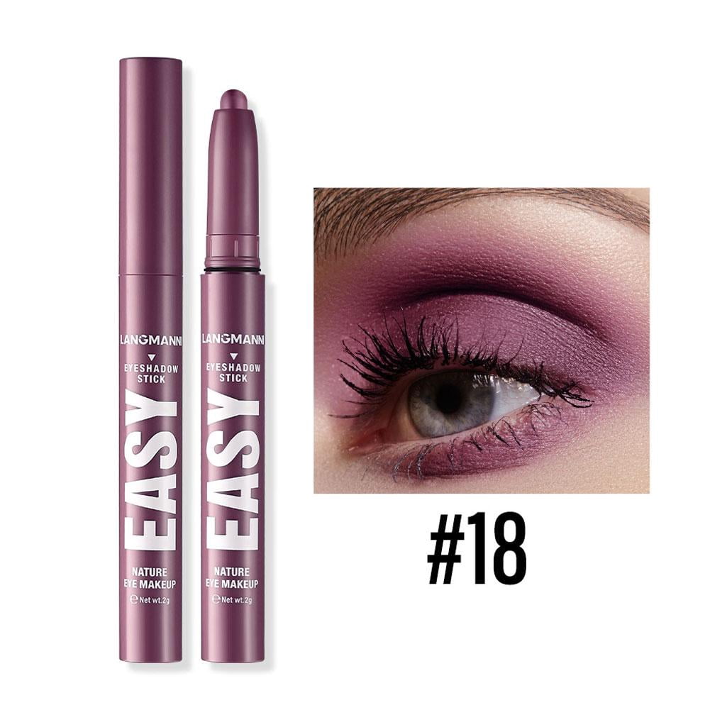 18#Langmann Single Eye Shadow Stick Pearlescent Matte Multi-Color ...