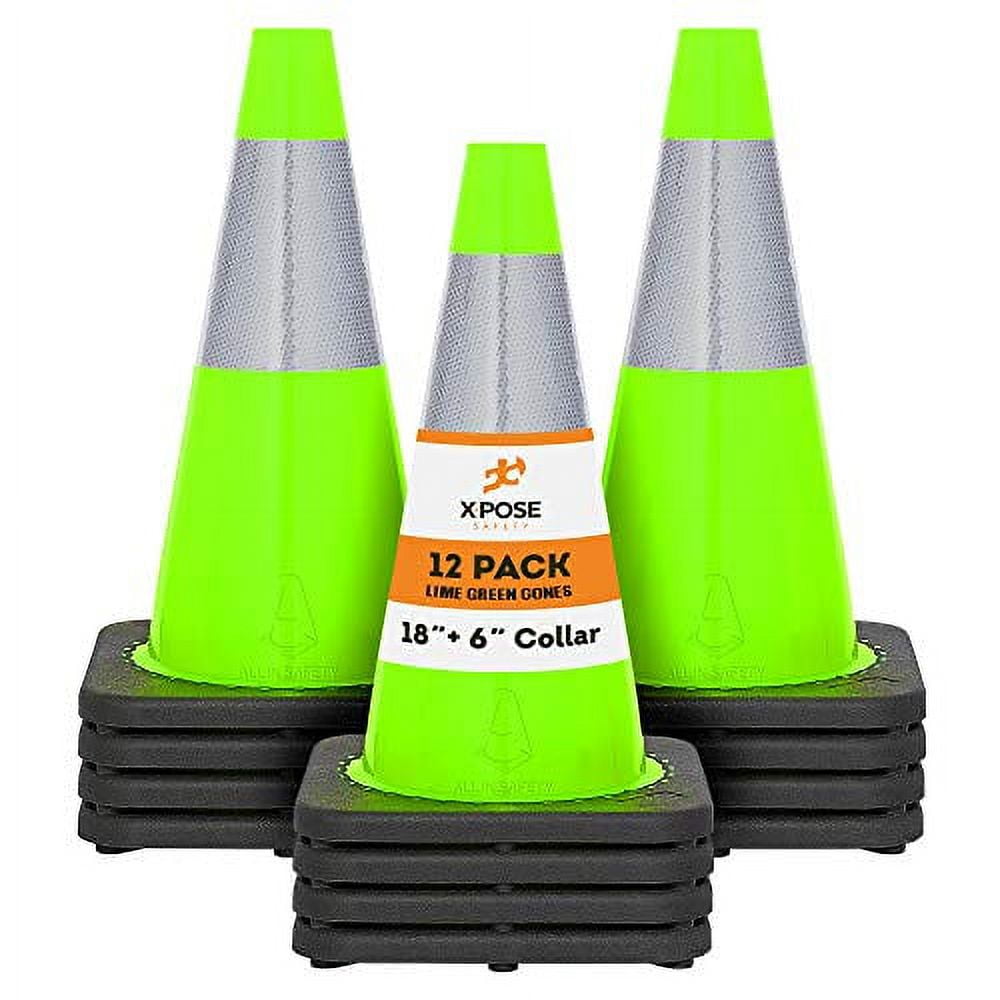 Green Traffic Cones