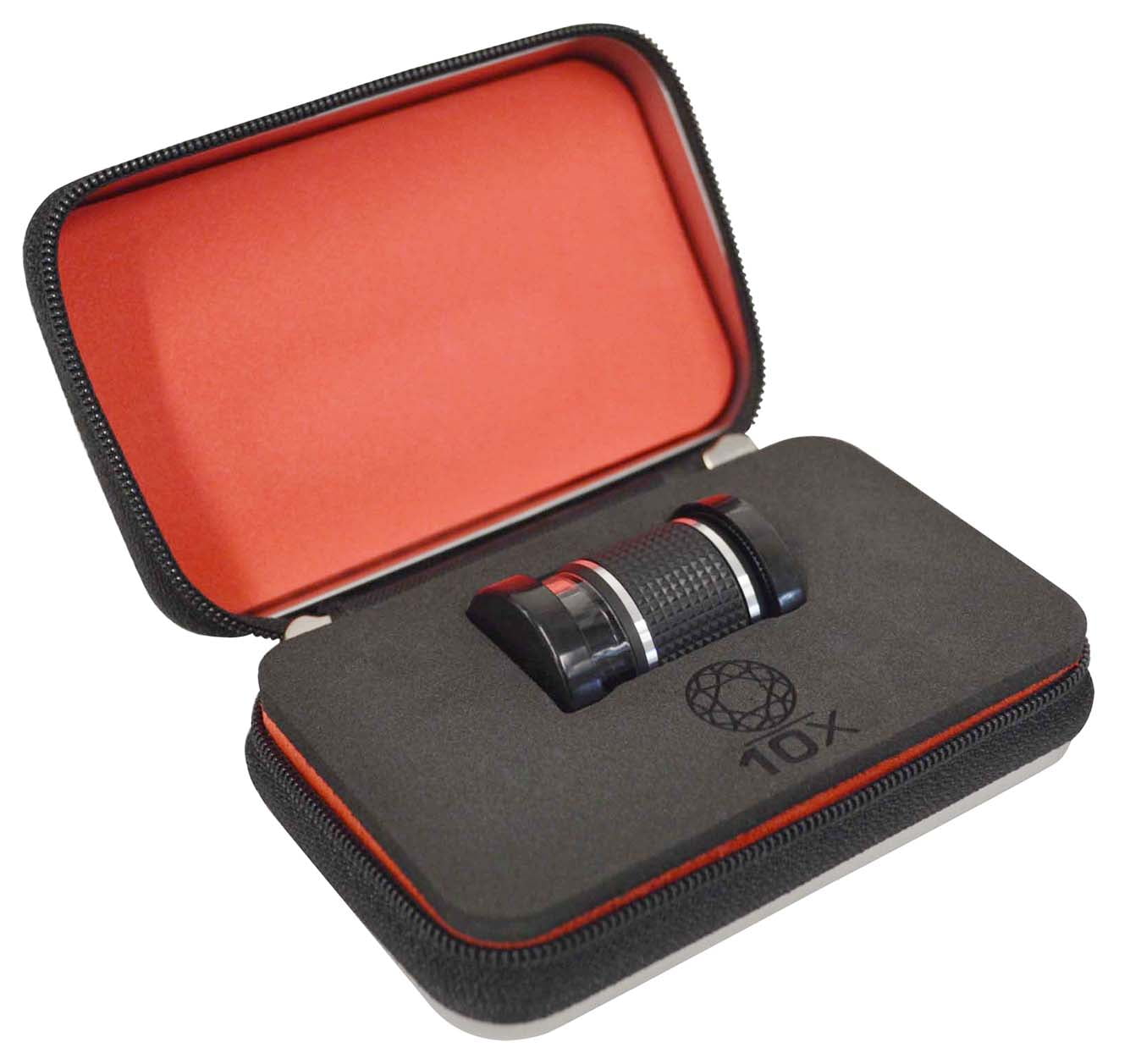 18 MM 10X Triplet Eye Loupe with Diamond Estimation Scale Jewelry ...