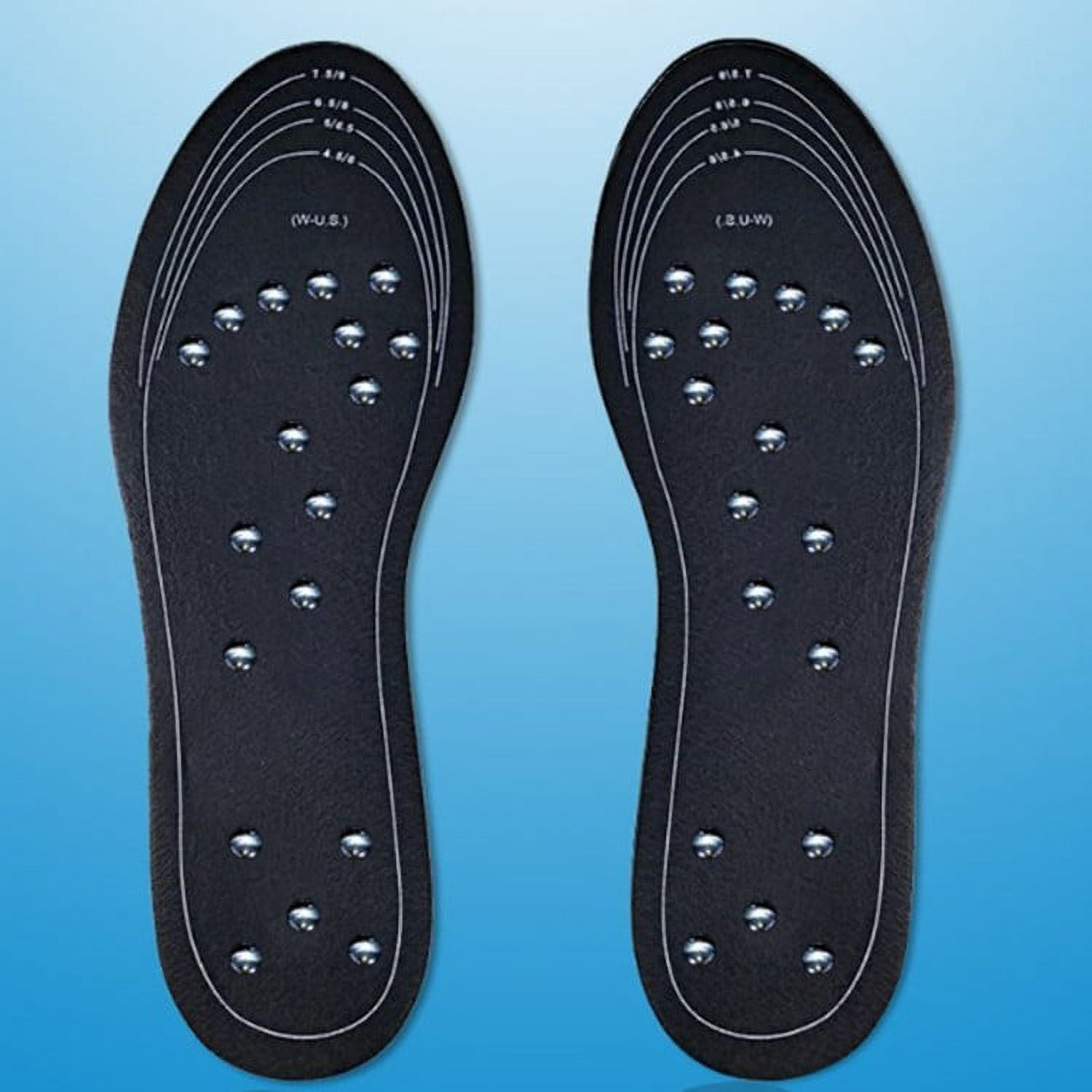 18 Magnets Health Magnetic Acupressure Massage Insoles Foot Therapy ...