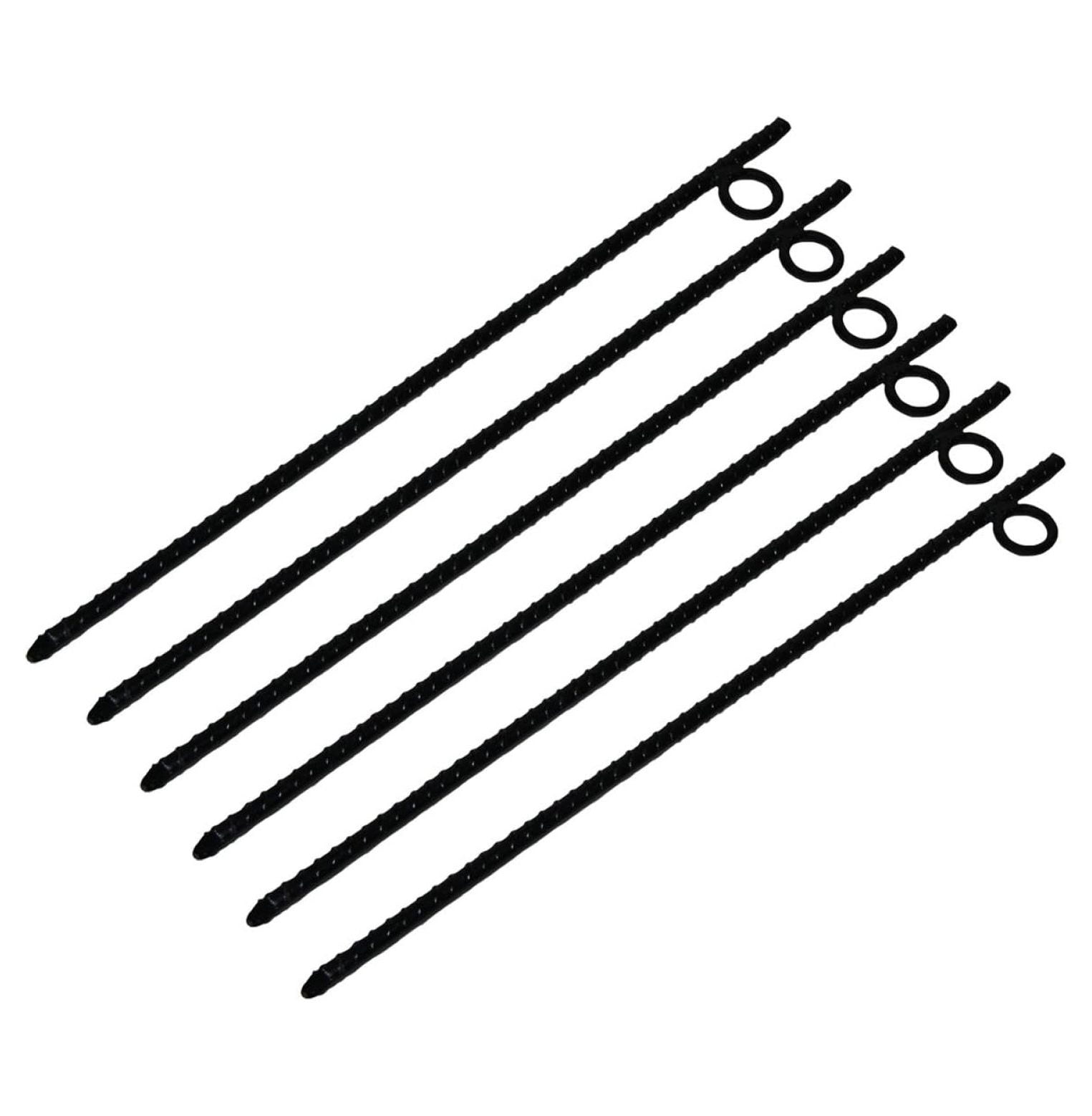 18" Metal Stake with Loop (6 Pack) - Powder Coated Steel - Gazebos ...