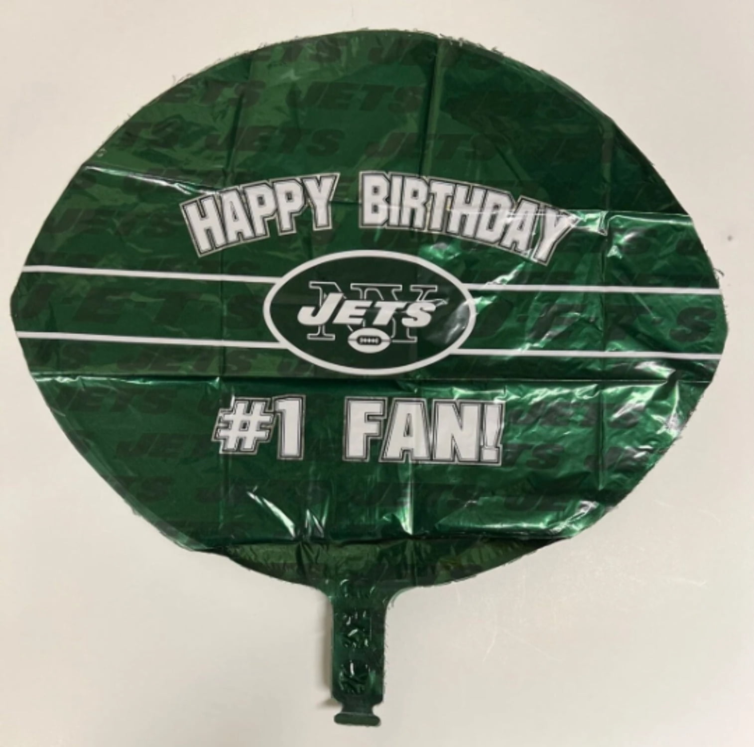 18" NY Jets HAPPY BIRTHDAY #1 Fan Football Balloon Party Supplies ...