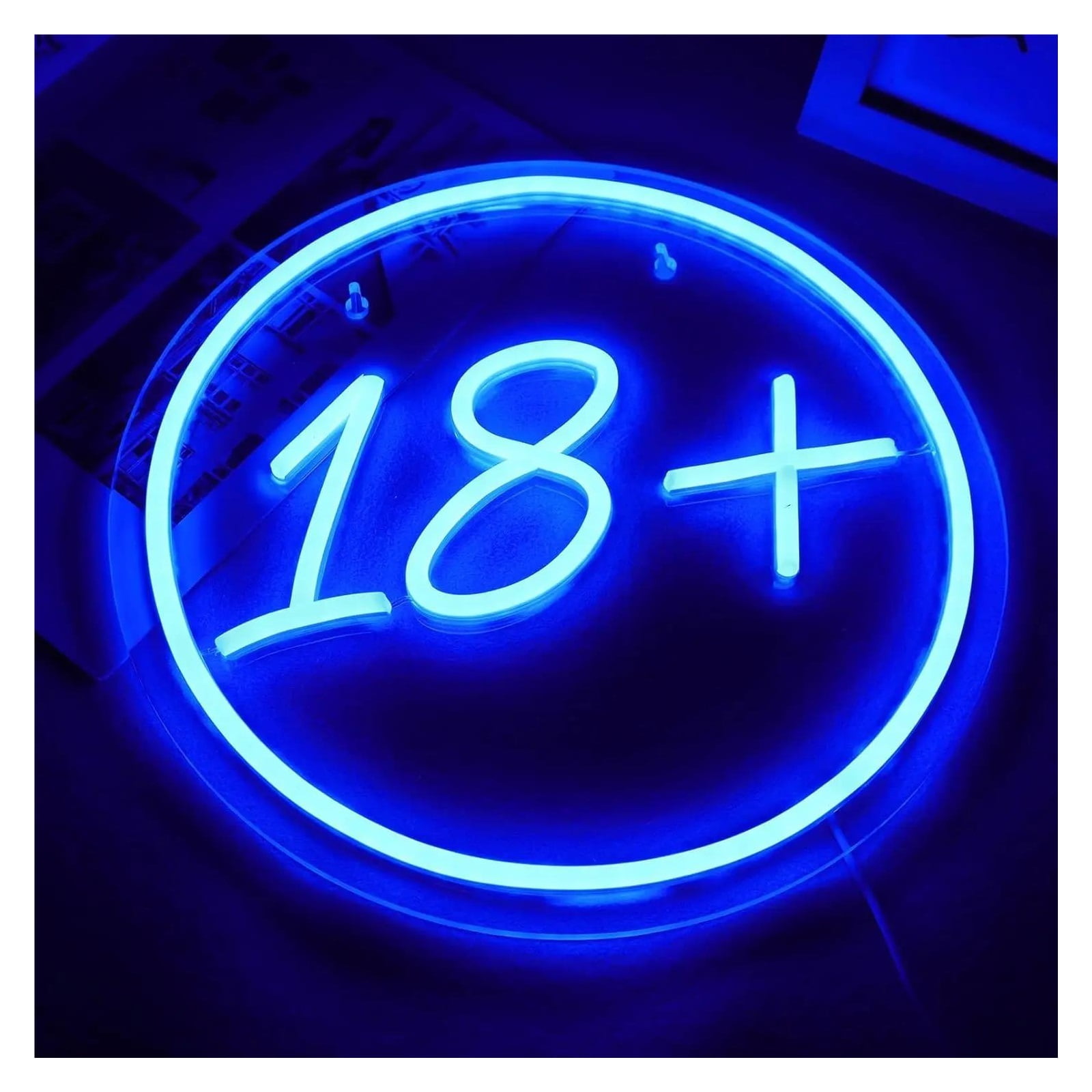 18+ Neon Sign LED Light For Bar Game Room Man Cave Entertainment Area ...