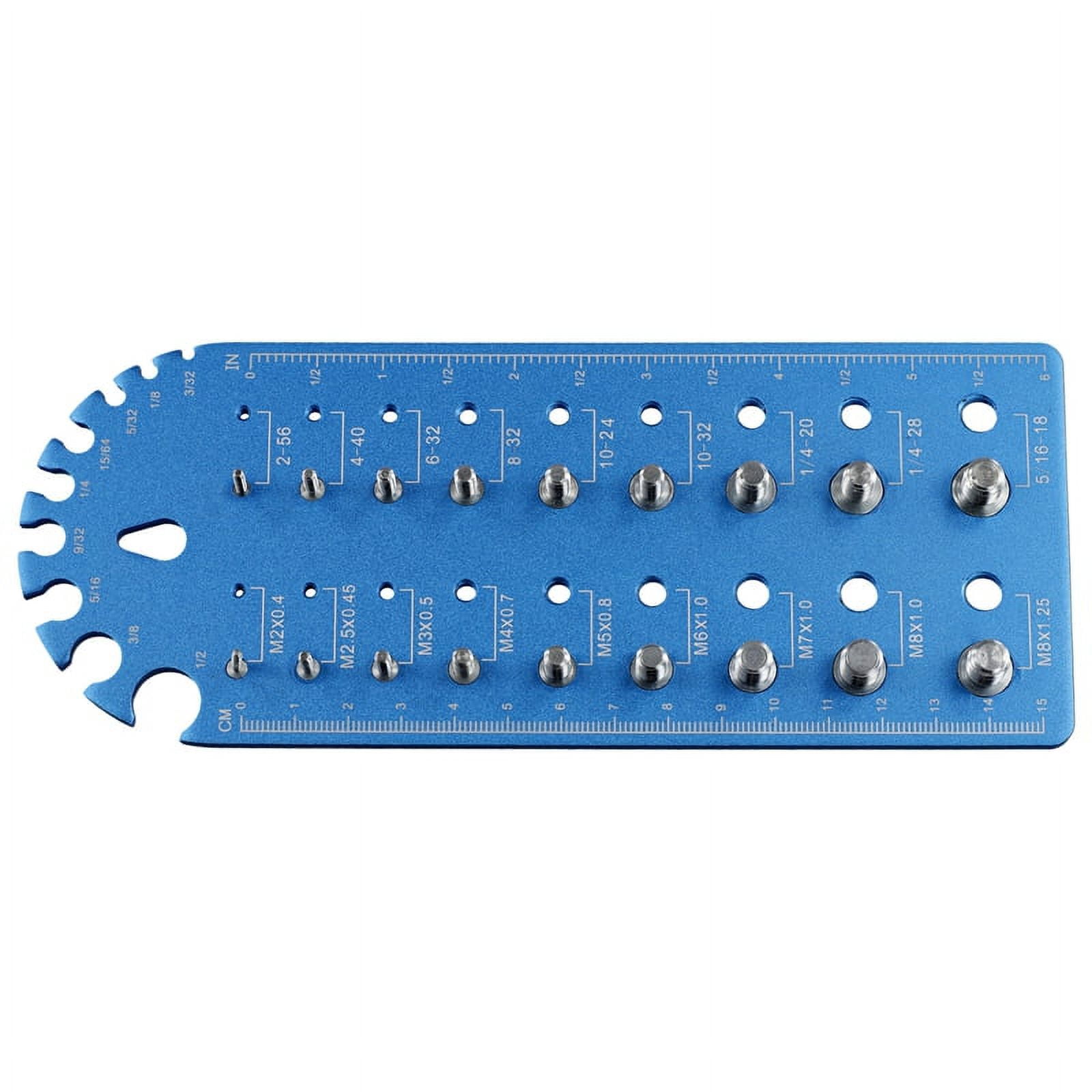 18 Nut and Bolt Thread Checkers Fine Thread Nut and Bolt Size Gauge ...