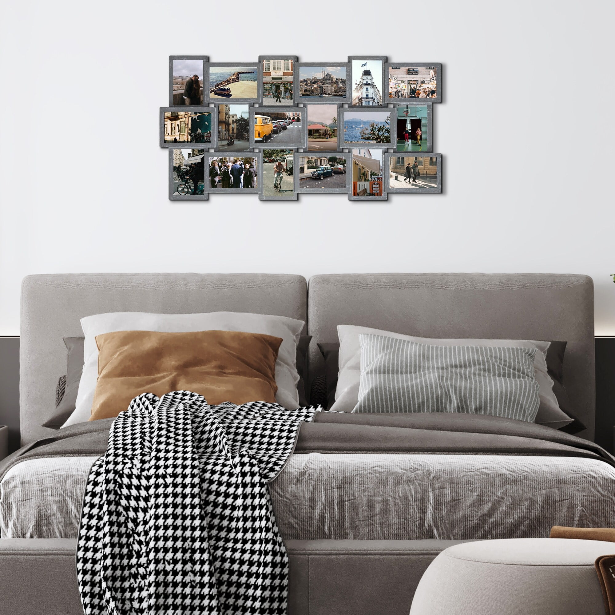 18 Openings Family Photo Frame 4x6 Picture Frame Collage Large for Wall ...