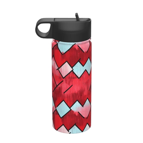 18 Oz Insulated Sports Bottle, Outdoor Sports Gym Handheld Portable ...