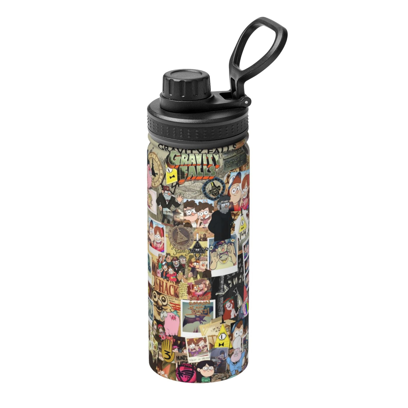 18 Oz Sports Insulated Water Bottle Gravity Falls Stainless Steel ...