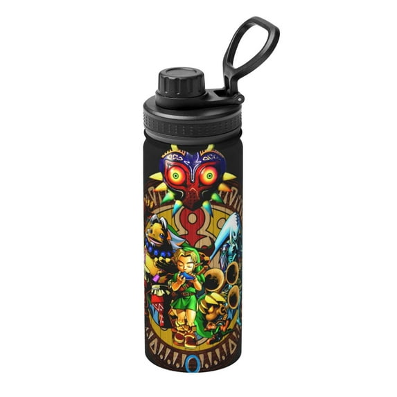18 Oz Sports Insulated Water Bottle The Legend of Zelda Stainless Steel ...