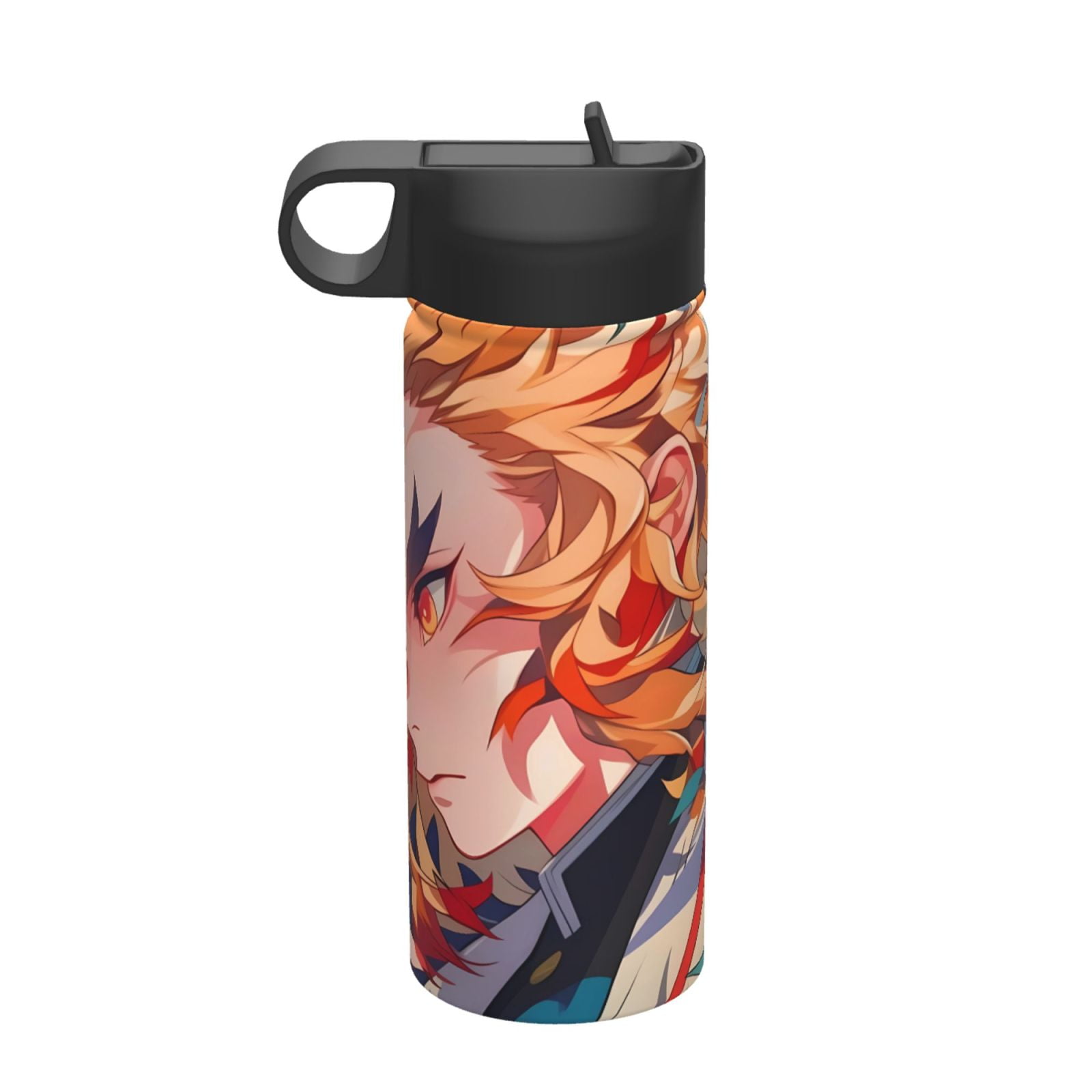 18 Oz Sports Water Bottle Vacuum Insulated, Demon Slayer Rengoku ...
