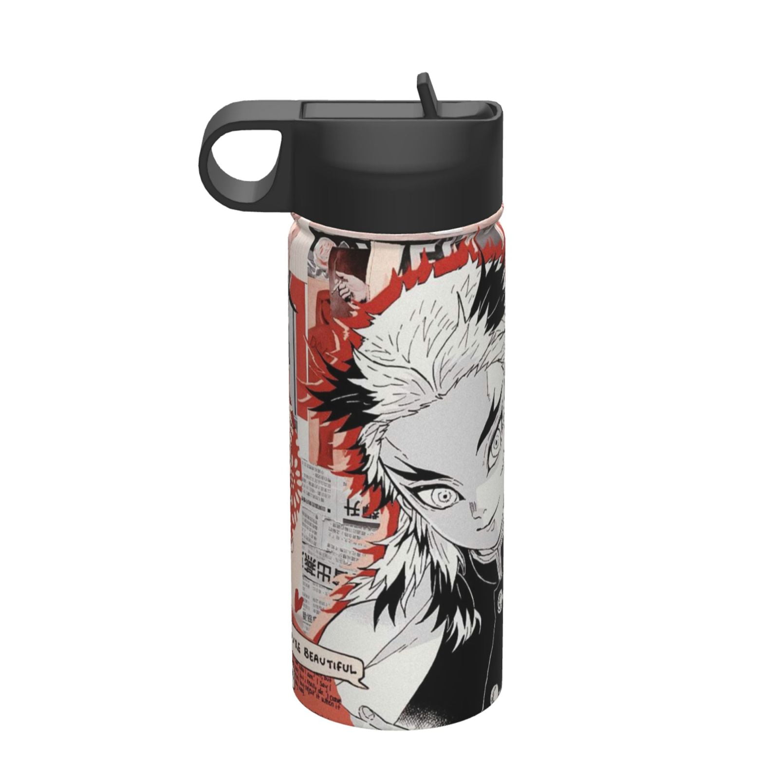 18 Oz Sports Water Bottle Vacuum Insulated, Demon Slayer Rengoku ...