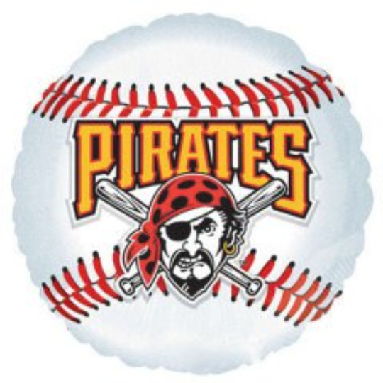 18" PITTSBURGH BASEBALL BALLOON • Party Supplies Decorations Foil Mylar ...