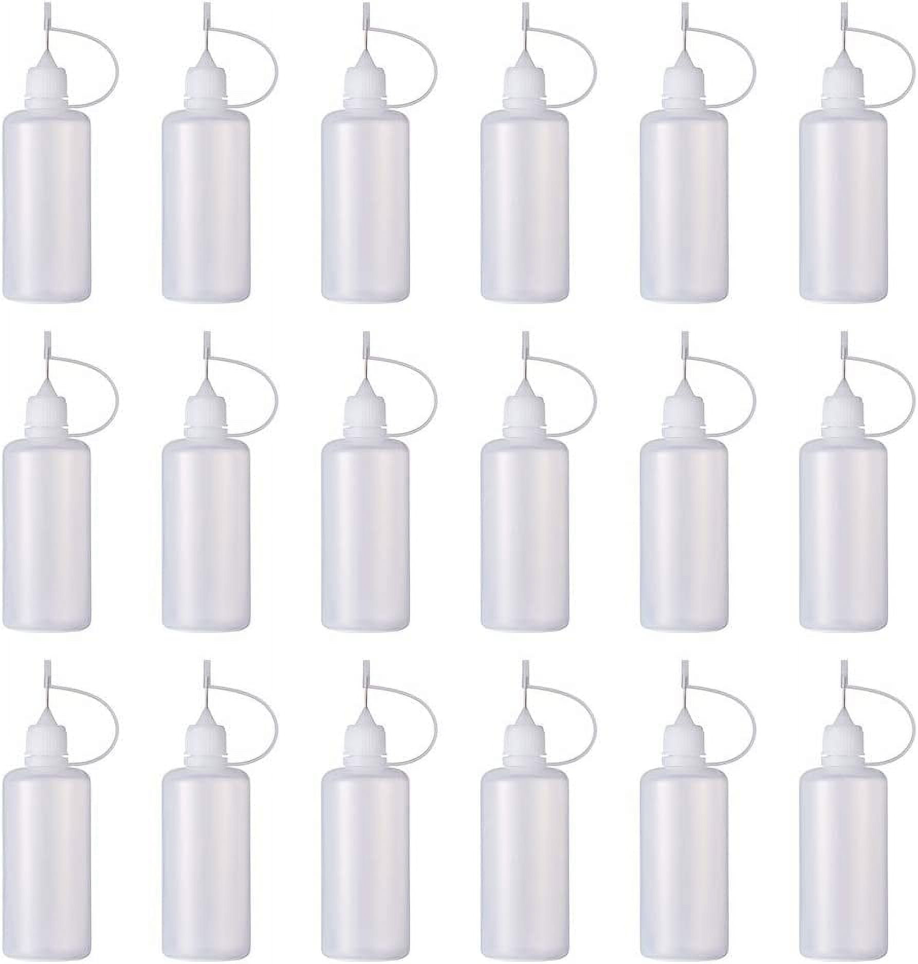 18 Pack 2 Ounce Multi Purpose DIY Precision Tip Applicator Bottles Glue ...