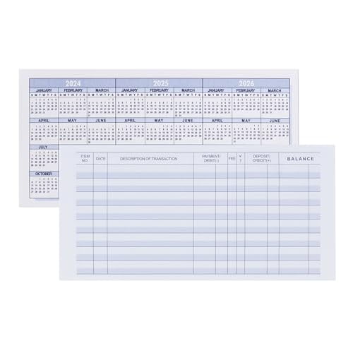 18 Pack Checkbook Register, Check Registers for Personal Checkbooks ...
