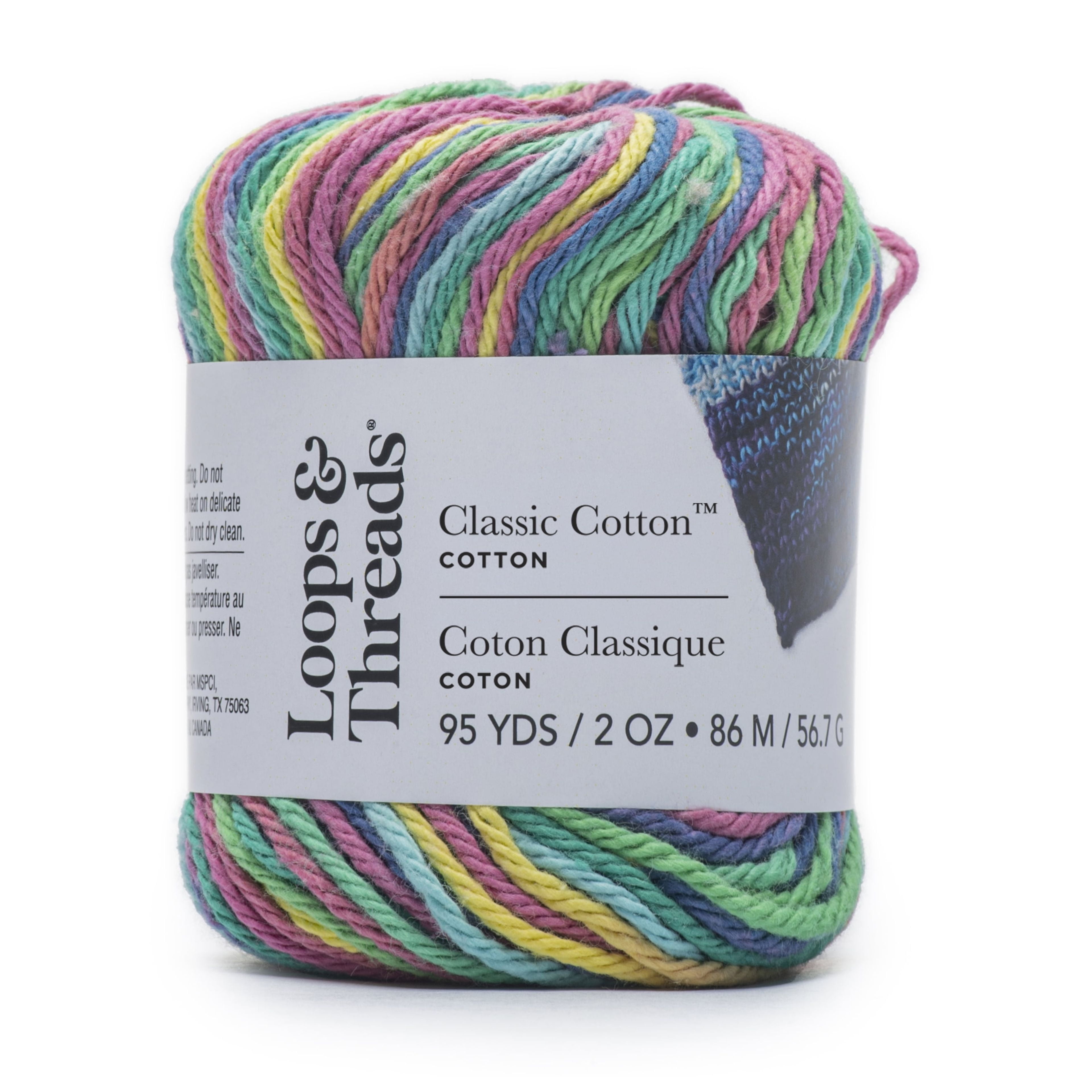 18 Pack: Classic Cotton™ Patterned Yarn by Loops & Threads® - Walmart.com