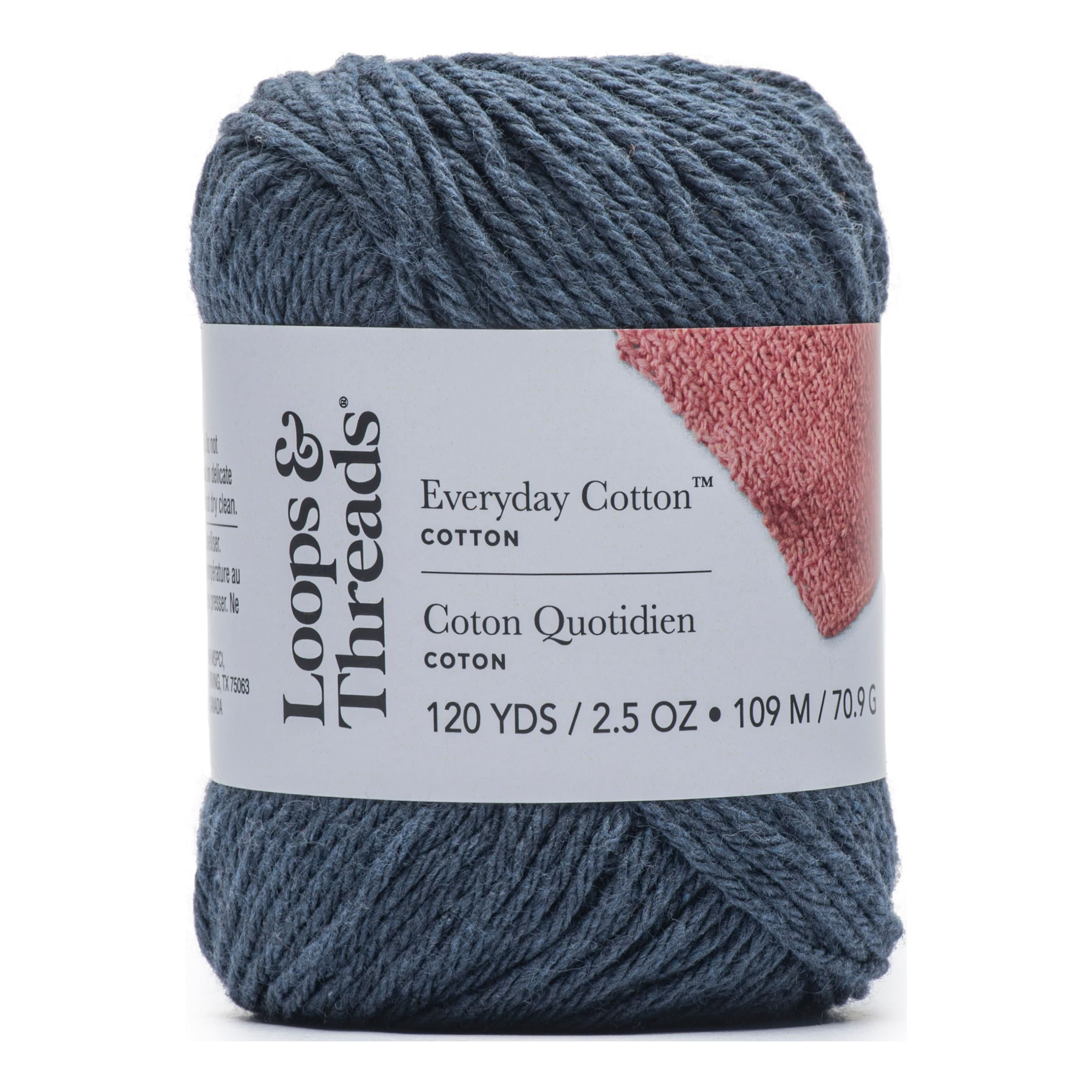 18 Pack: Everyday Cotton™ Yarn by Loops & Threads® - Walmart.com