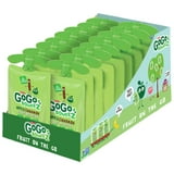 GoGo Squeez Applesauce Cinnamon Individual Squeeze Pouches, 3.2 oz (18 ...