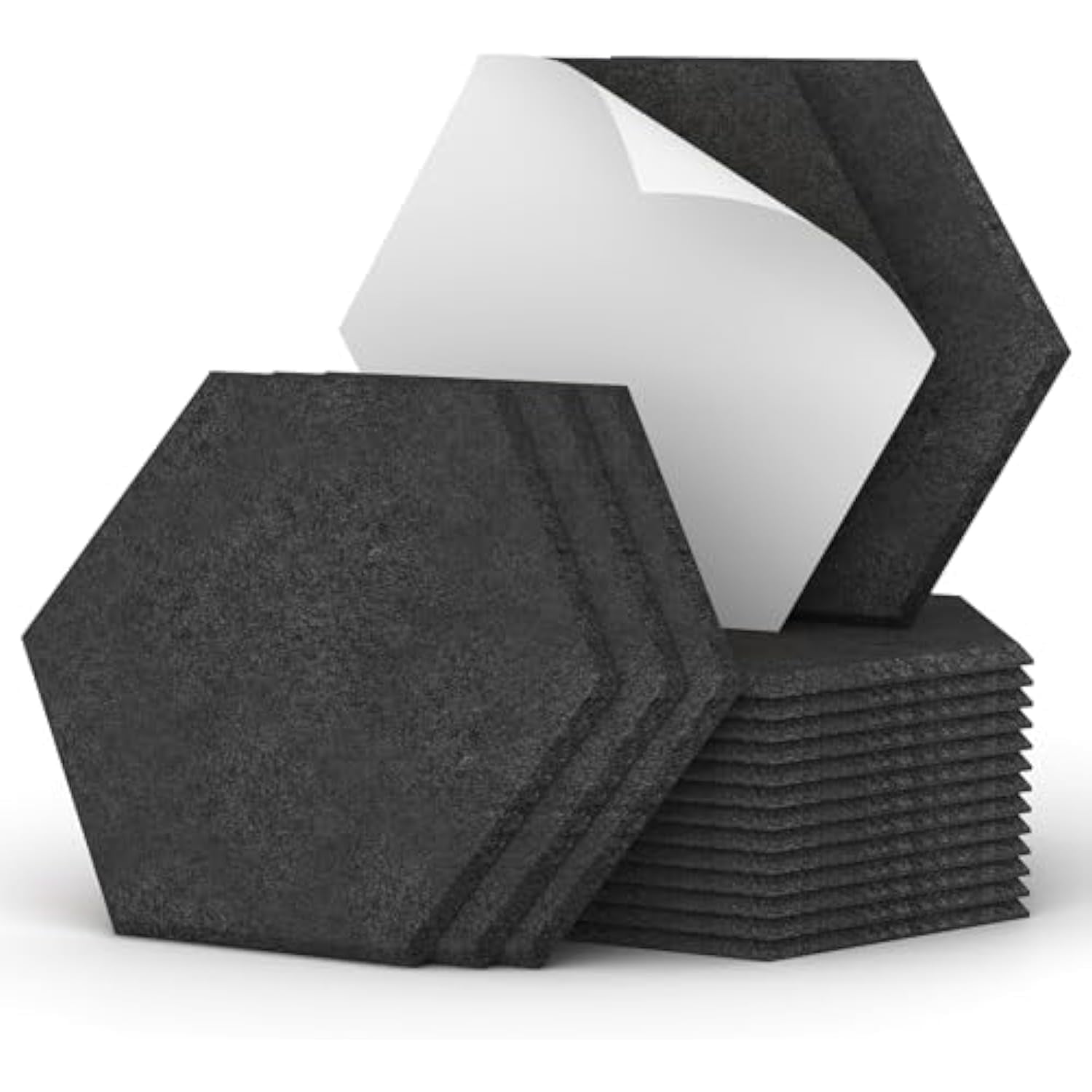 18 Pack Hexagon Acoustic Panels, TONOR 12"x 10"x 0.4" High Density ...