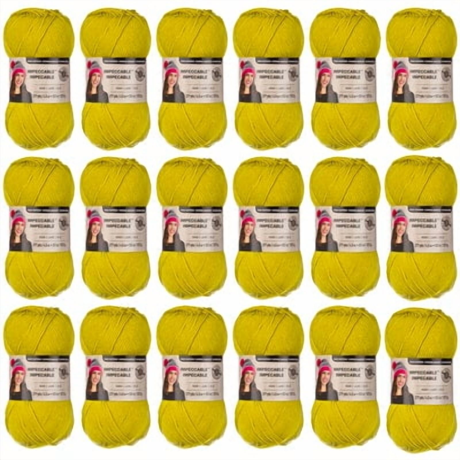 Loops & Threads Impeccable Solid Yarn, 18 Pack - Walmart.com