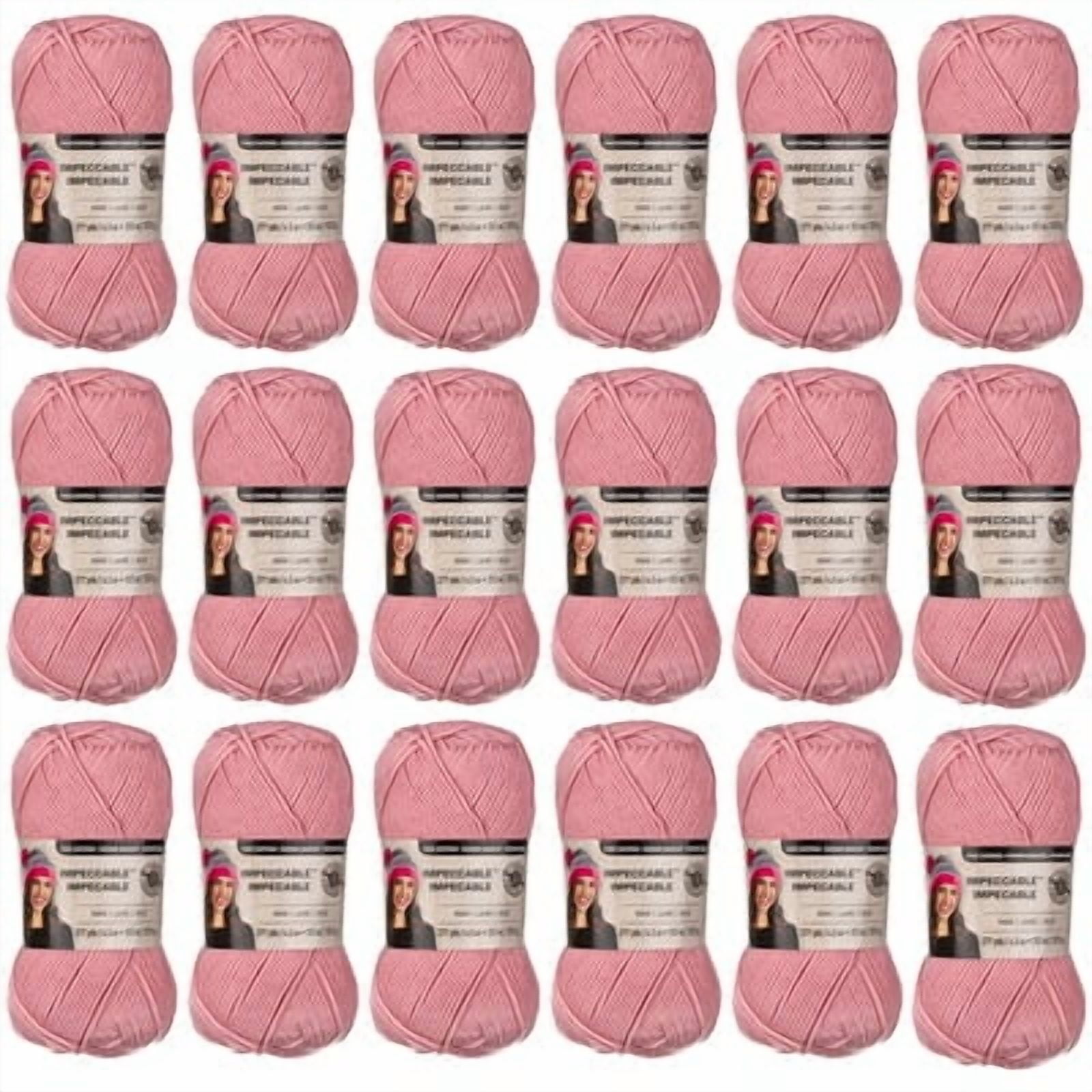 Loops & Threads Impeccable Solid Yarn, 18 Pack - Walmart.com