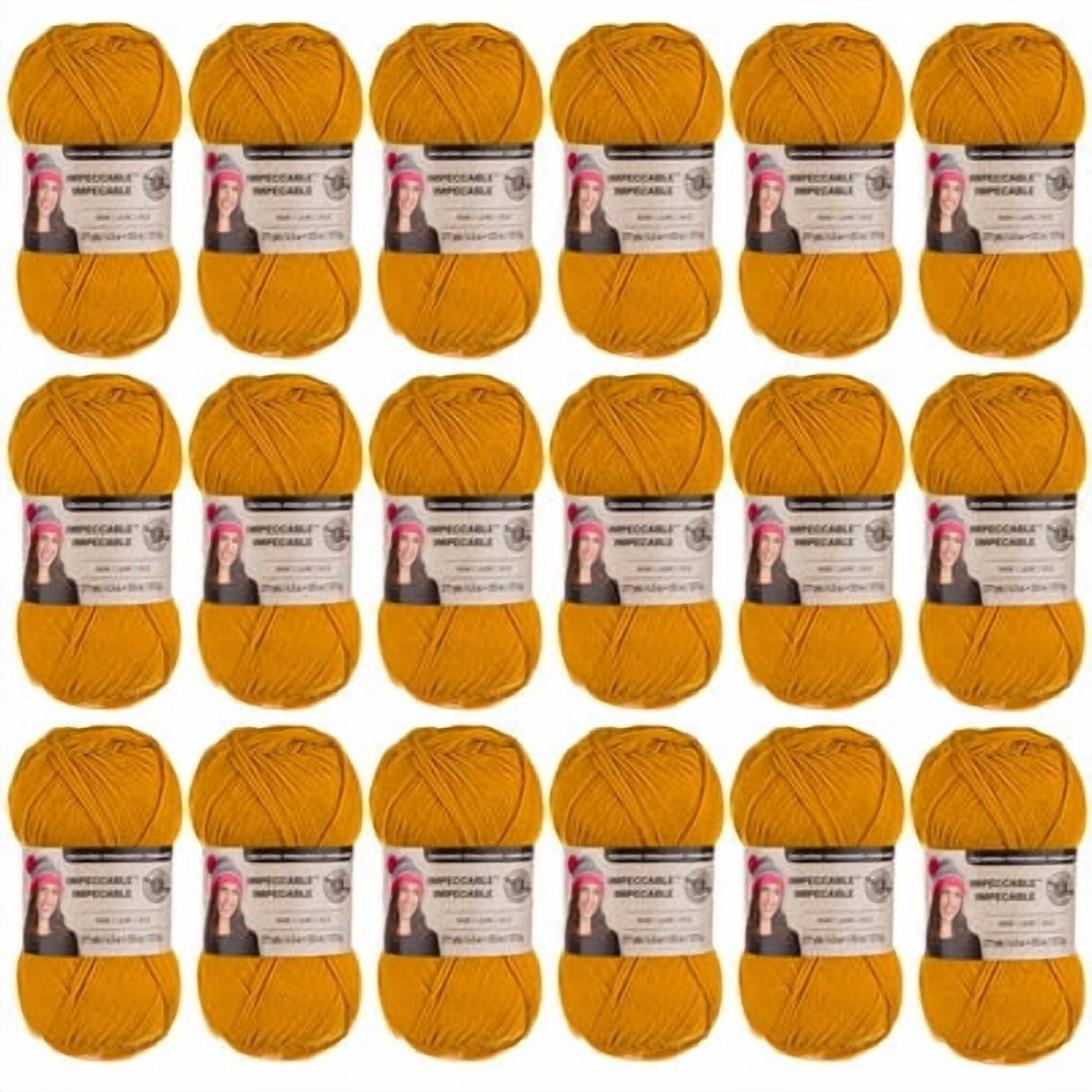 Loops & Threads Impeccable Solid Yarn, 18 Pack - Walmart.com