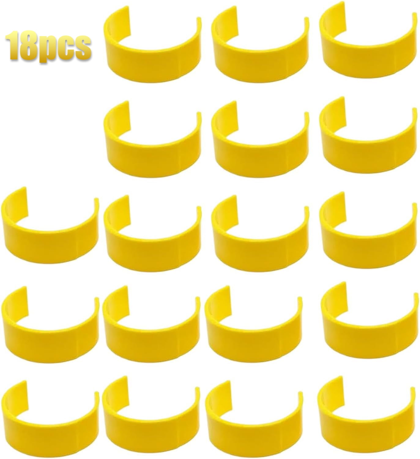 18 Pack Medicine Bottle Label Clips for Easy Medication Identification ...