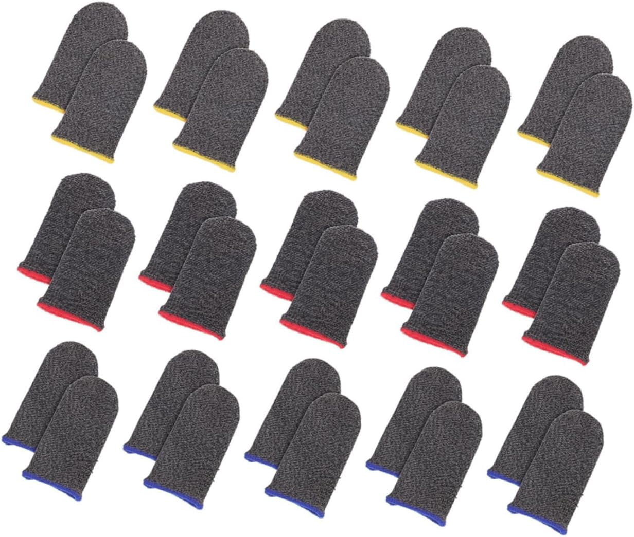 18 Pairs thumb sleeve gaming sleeve ultra thin touchscreen finger tips ...