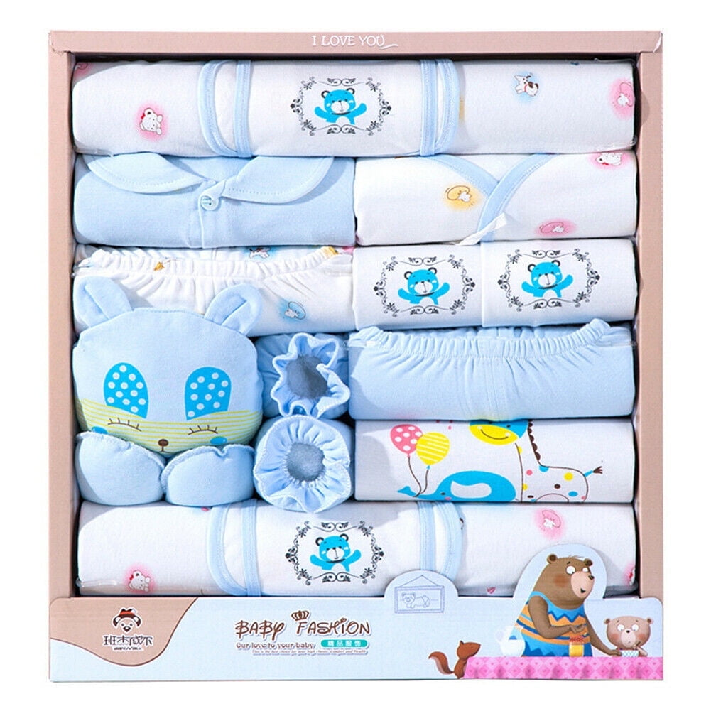 Newborn Clothes Take Home Set: 18 Pcs 0-6 Months Baby Boys Girls ...